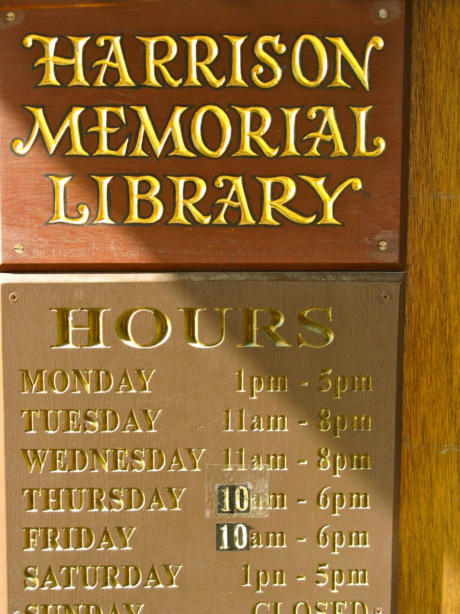 HARRISON MEMORIAL LIBRARY- IN THE HEART OF CARMEL | Once upon a time ...